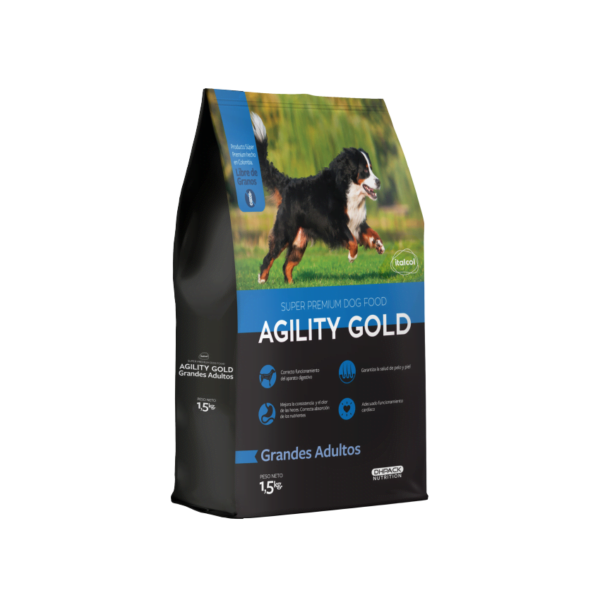 Agility Gold Grandes Adultos 3Kg - Razas Grandes - Tienda de Mascotas Cali