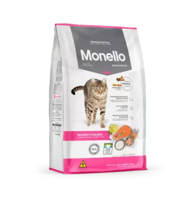 Monello Cat Salmón Atún y Pollo 7Kg - Tienda de Mascotas Cali