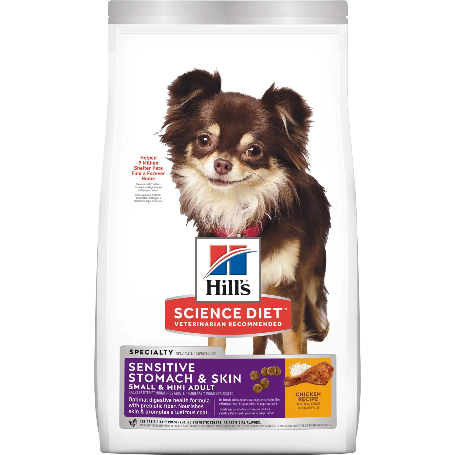 Hills Science Diet Adulto Sensitive Stomach & Skin Small Mini 1.81Kg ...