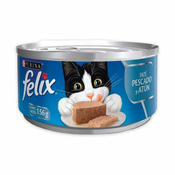 Felix Alimento húmedo Paté Pescado y Atún Lata 156gr