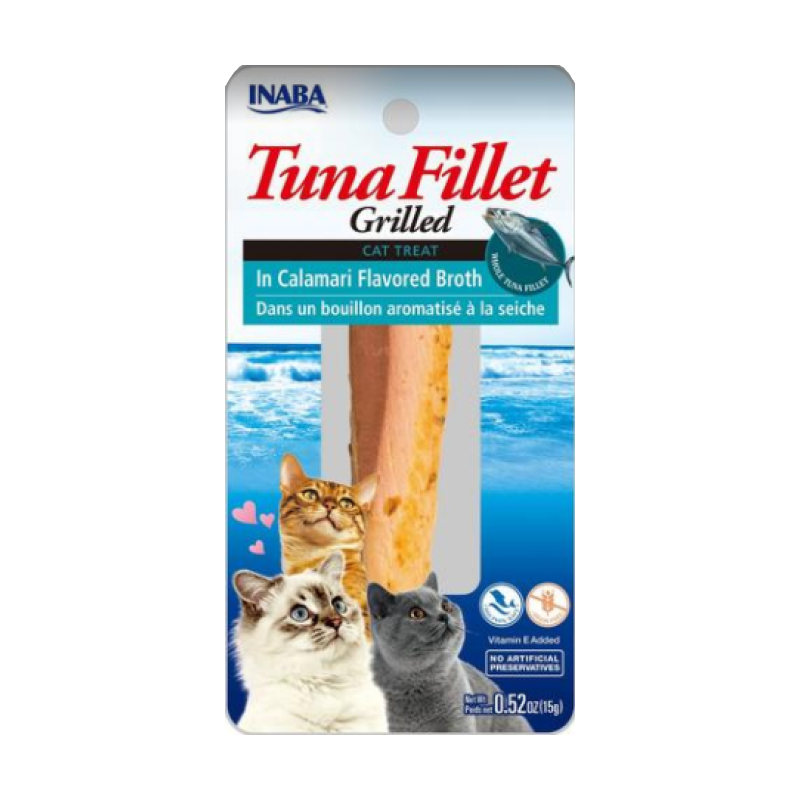 INABA Cat Snack Grilled Tuna Fillet - Filete de Atún en Caldo Sabor ...